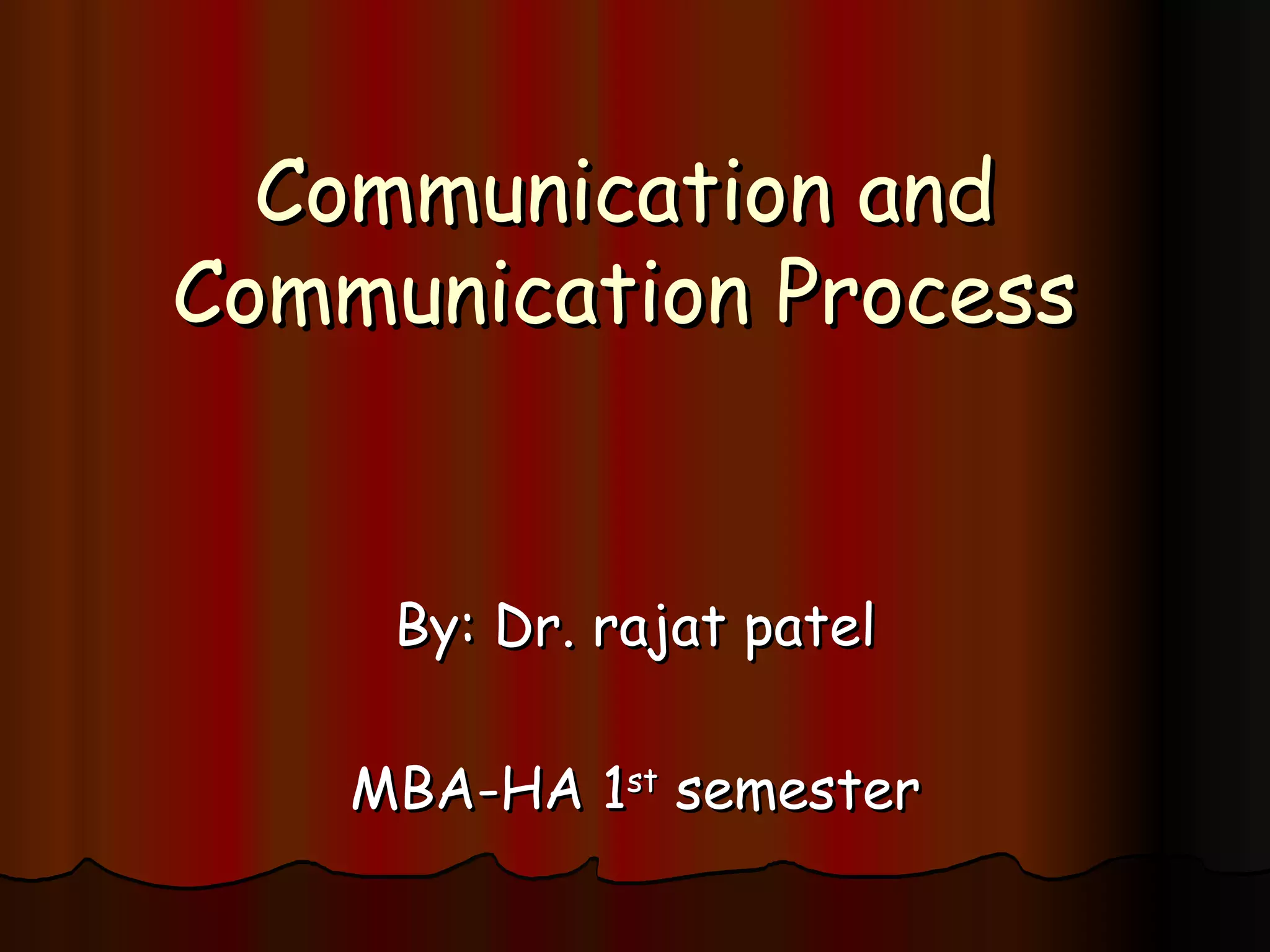 Communication Process | PPT