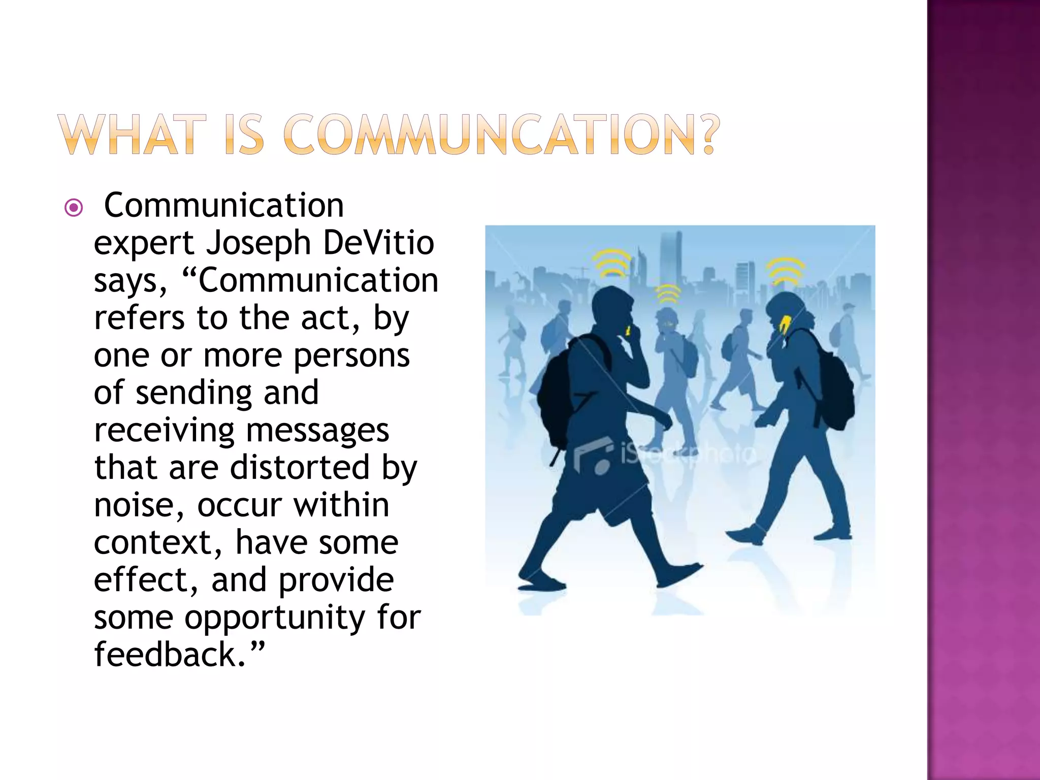 Communication process | PPTX