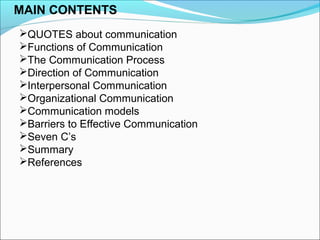 Communication process ,,, | PPT