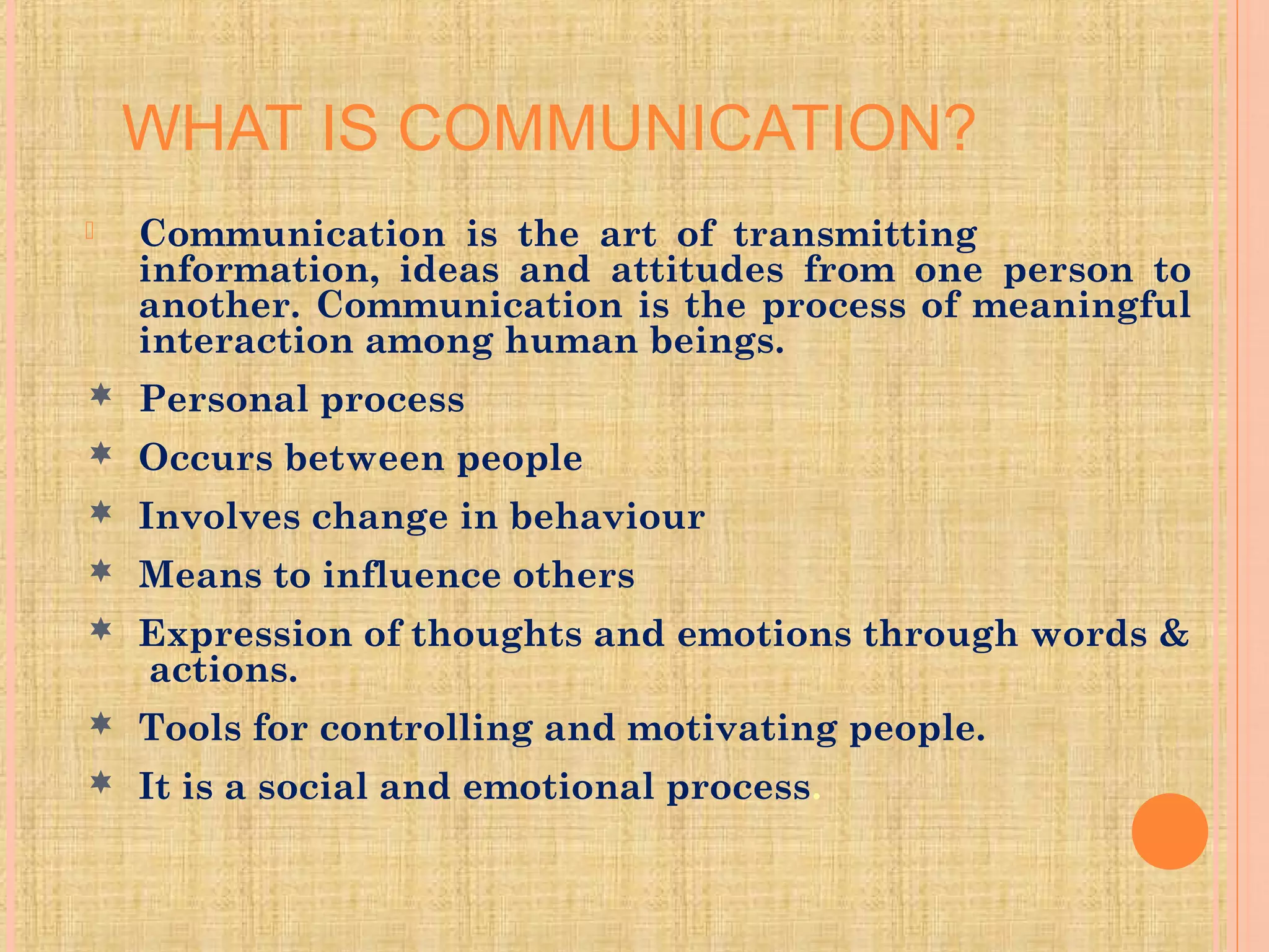 Communication process..... | PPT