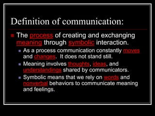 Communication process | PPT