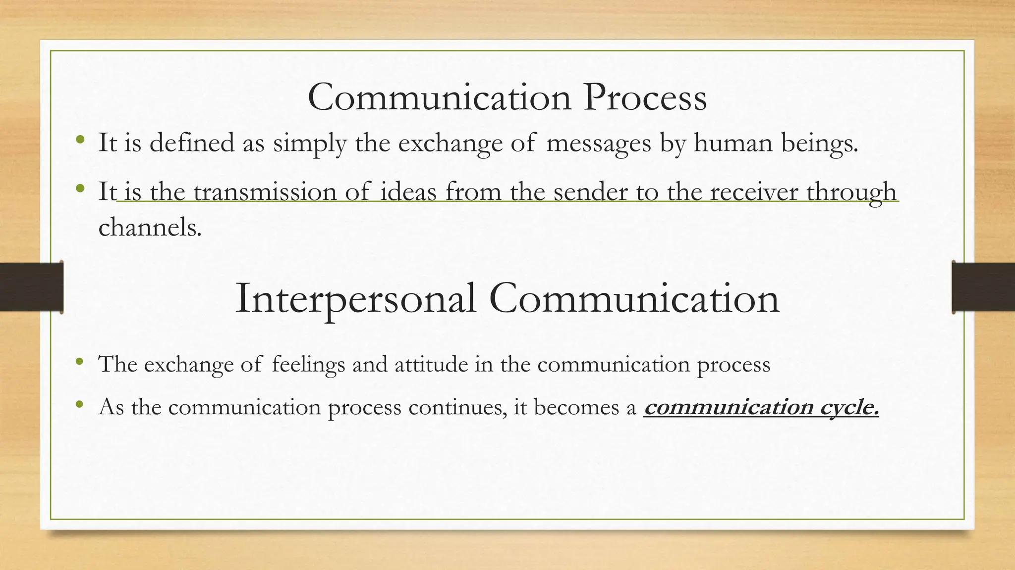 Communication Process in Wellness Massage | PPTX