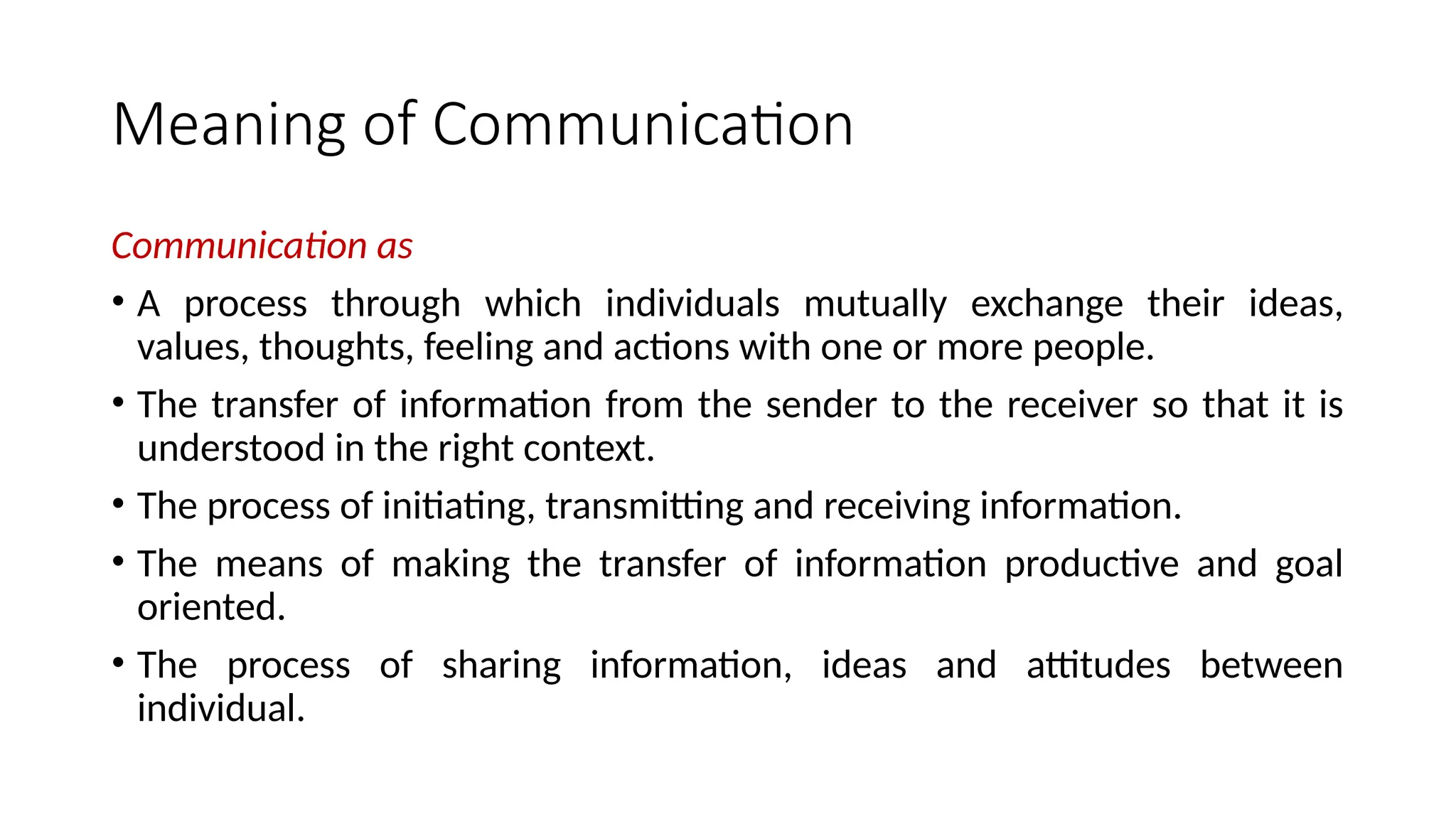 Communication Process in English Language | PPTX