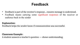 Communication Process: Elements, Characteristics | PPTX