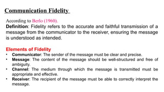 Communication Process: Elements, Characteristics | PPTX