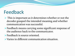 Communication process and elements of communication [Lab1] | PPTX