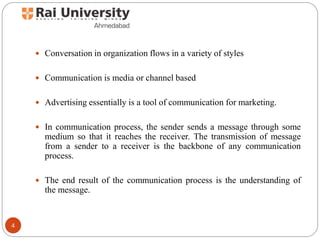Communication process and its models - Basics of advertising | PDF
