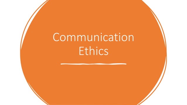 Communication Processes, Principles, and Ethics.pptx | Computer Networking | Computing