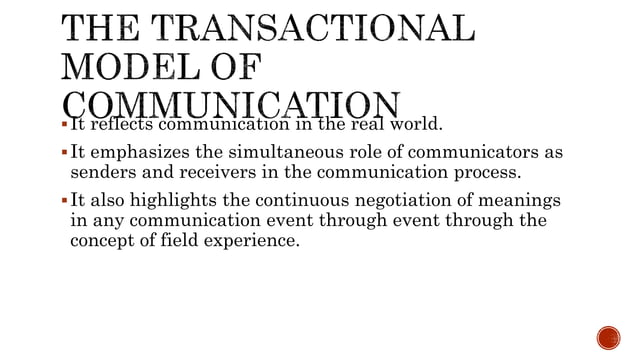 Communication process models | PPT