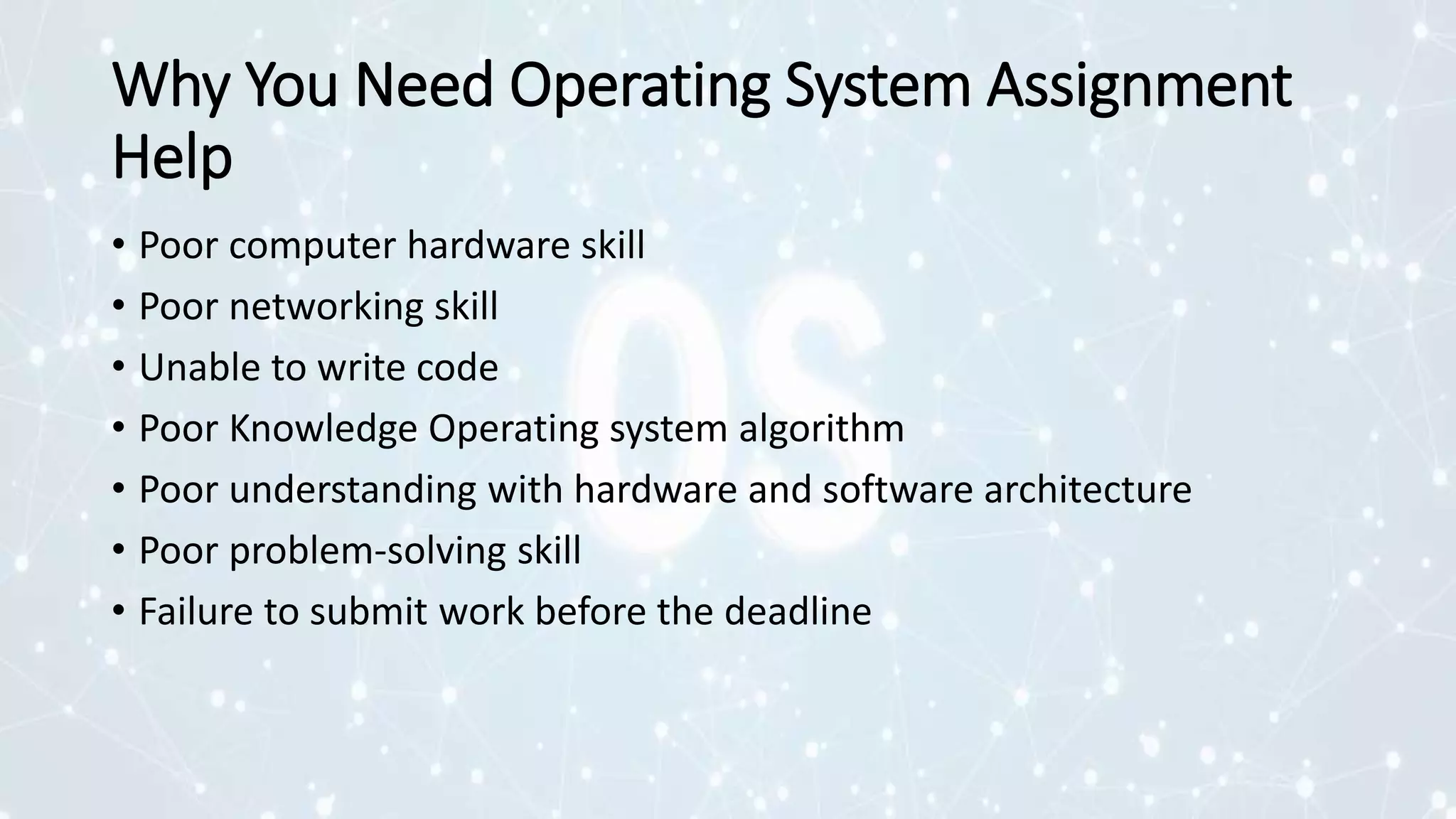 Communication Process of Operating System | PPT
