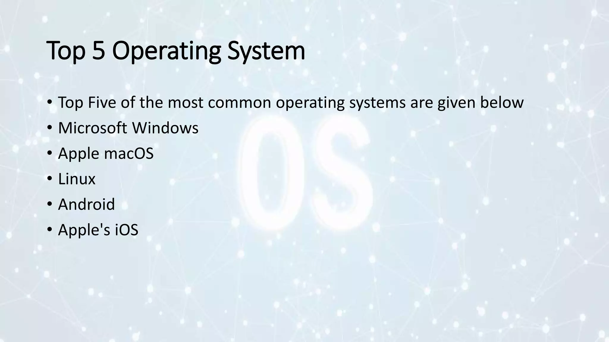 Communication Process of Operating System | PPT