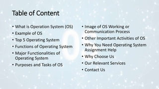 Communication Process of Operating System | PPT