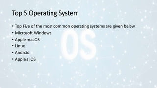 Communication Process of Operating System | PPT