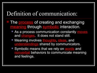 Communication processppt | PPT