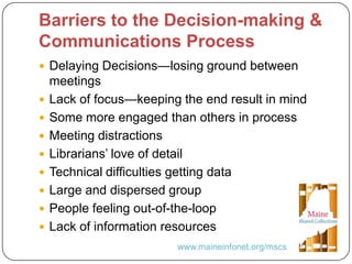 Communication, Project Management & Decision-Making | PPTX