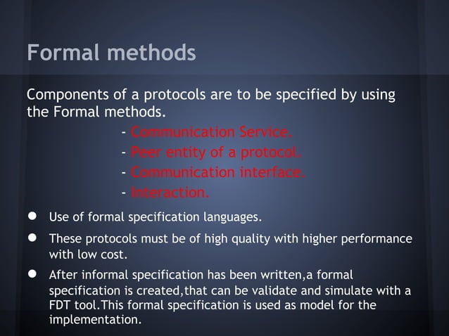 Communication protocol presentation | PDF