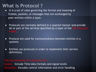Communication protocol presentation | PDF