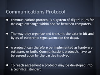 Communication protocol presentation