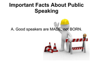 Communication & public speaking | PPT