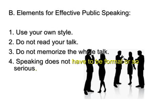 Communication & public speaking | PPT