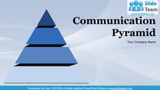 Communication Pyramid PowerPoint Presentation Slides | PPT