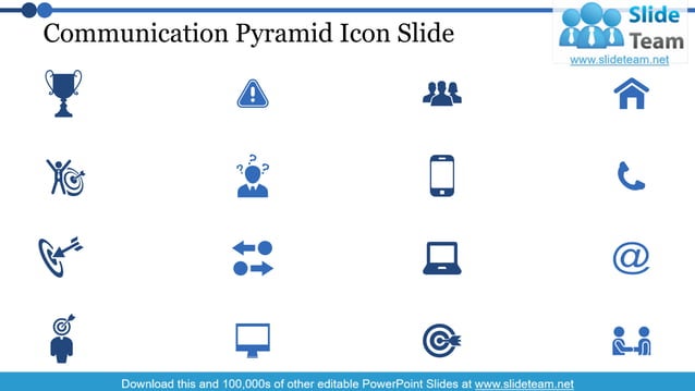 Communication Pyramid PowerPoint Presentation Slides | PPT