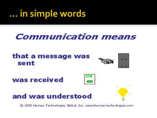 Communication & relationship building | PPTX