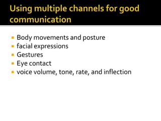 Communication & relationship building | PPTX