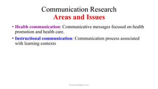 Communication research | PPTX