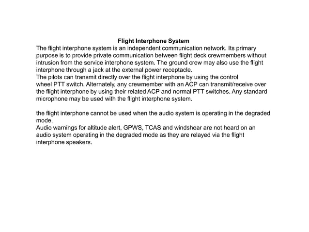 B737 NG Communications | PPTX