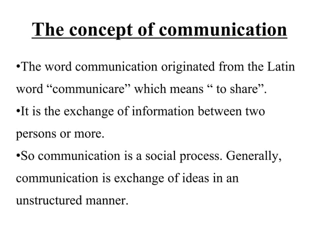 Communications | PPTX