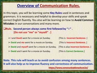 Communication School - India's First Self Learning Online School | PPT