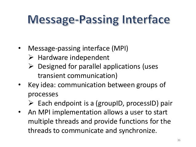 Inter Process Communication In Distributed Systems