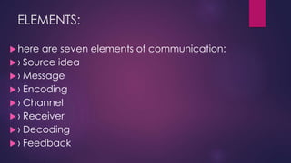communication set 1.pdf notes for nursing students | PPT