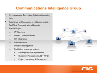 Communications Intelligence Group Profile | PPT