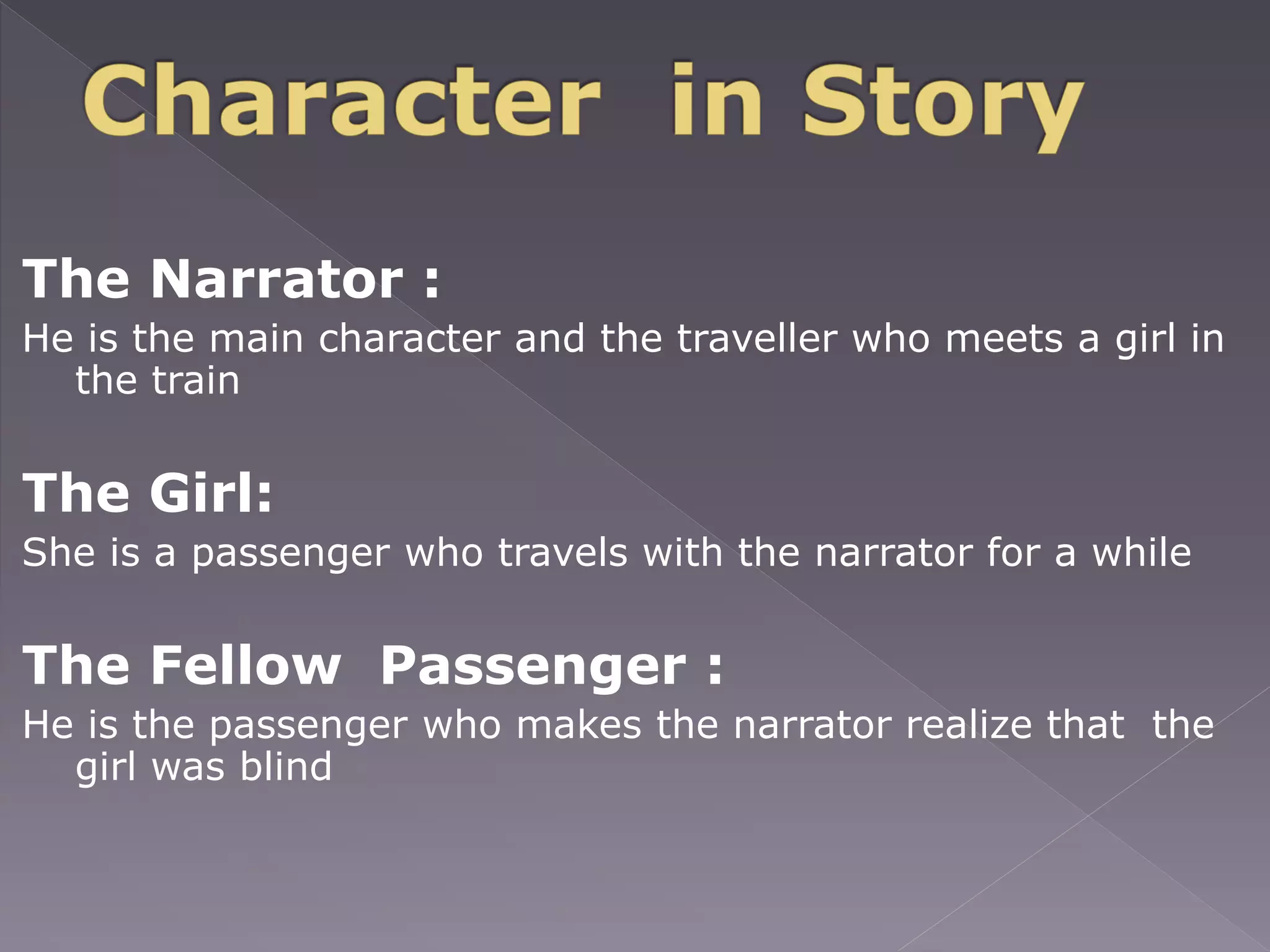 The Eyes Are Not Here | PPTX