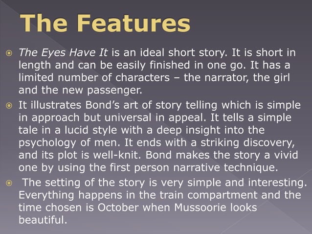 The Eyes Are Not Here | PPTX