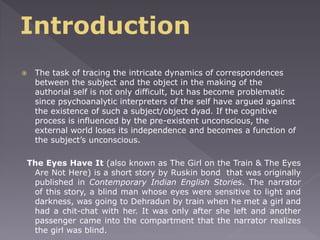 The Eyes Are Not Here | PPTX