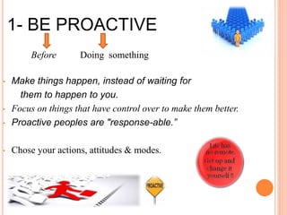 Seven habits of highly effective peoples | PPTX