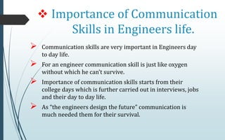 Communication skills For Engineers | PPTX