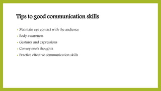 Communication skill | PPTX