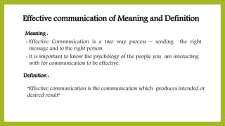 Communication skill | PPTX