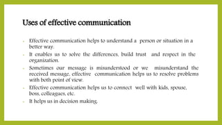 Communication skill | PPTX | Computer Networking | Computing