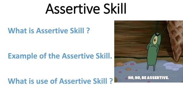 Communication Skils. Assertive Skiill. TY BA | PPT