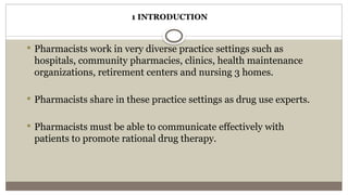 COMMUNICATION SKILL, body language, patient interview techniques | PPT