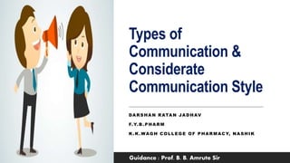 Communication skill || Type of communication || considerate ...
