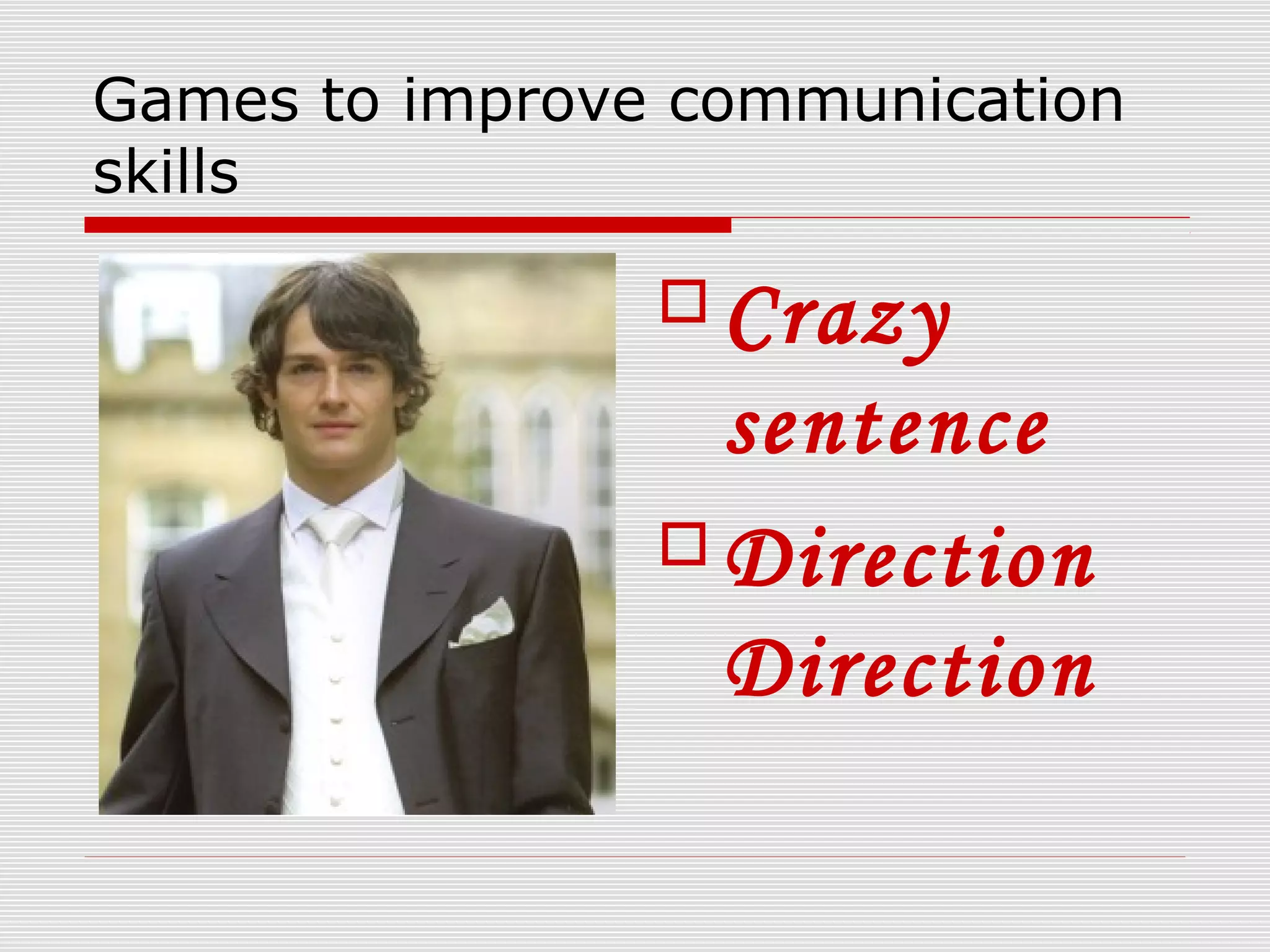 Communication skill games | PPT