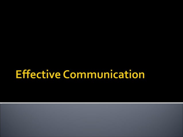 Communication Skills | PPT