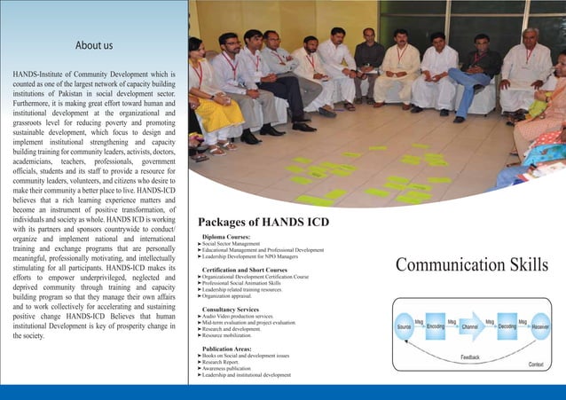 HANDS ICD conduct training on Communication skills | PPT