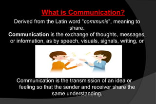 Communication skills | PPTX